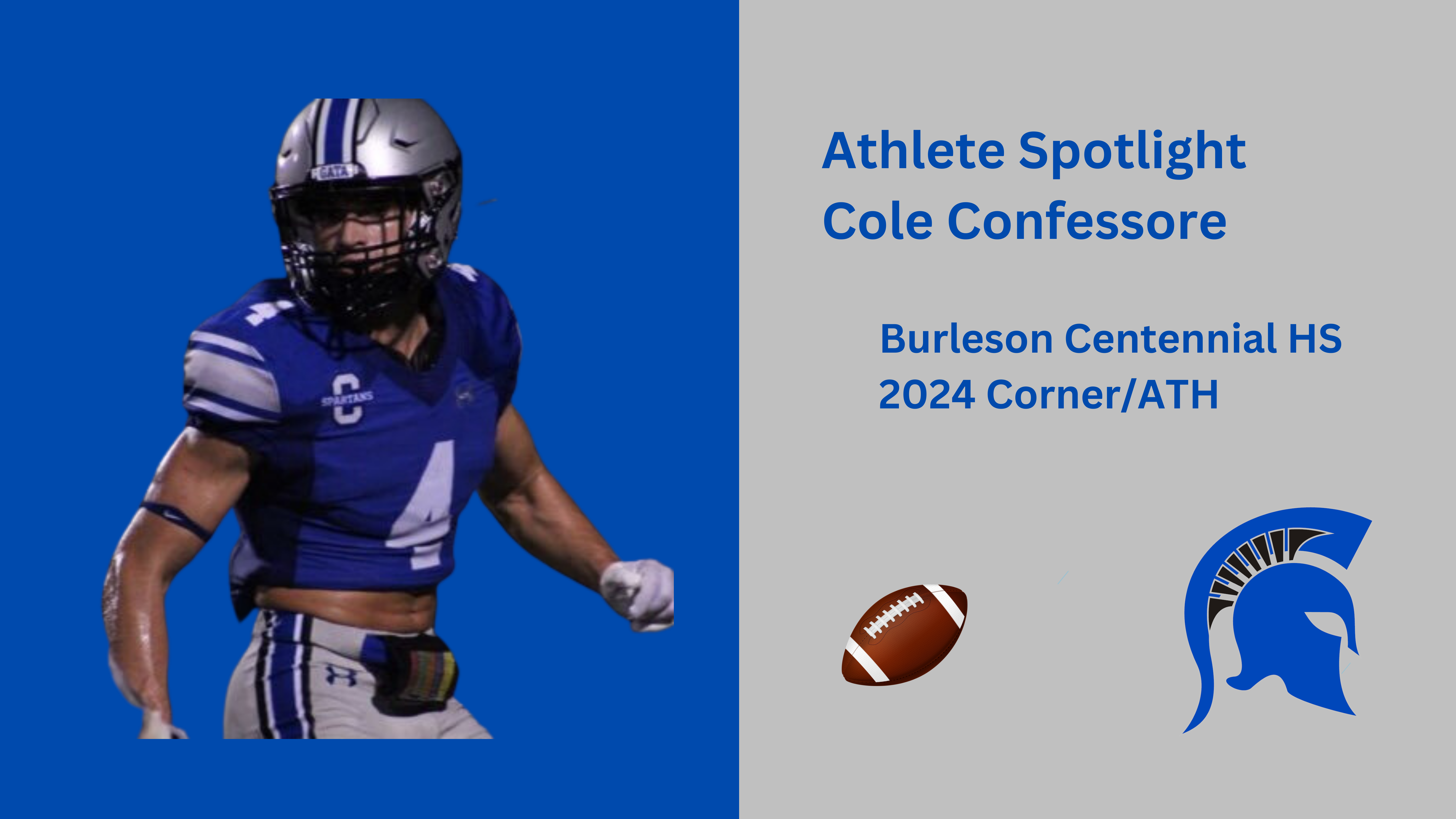 Athlete Spotlight: Cole Confessore and Burleson Centennial having ...